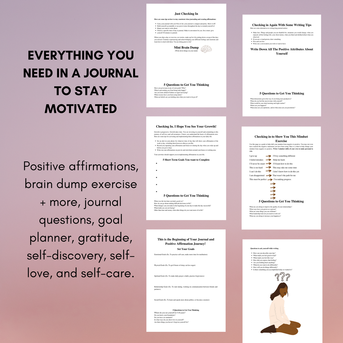 Digital Guided Affirmation Journal – Women Who Inspire