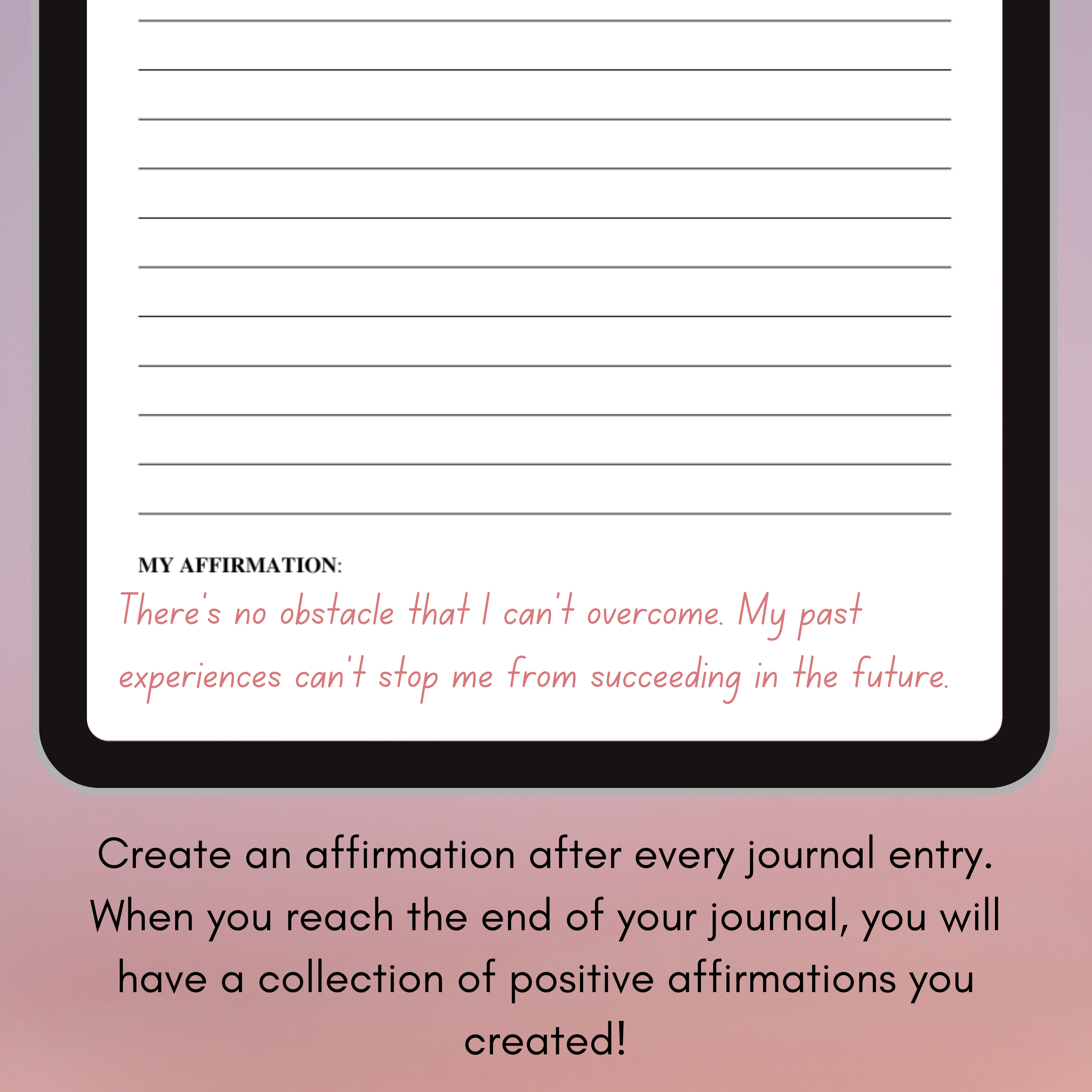 Digital Guided Affirmation Journal – Women Who Inspire