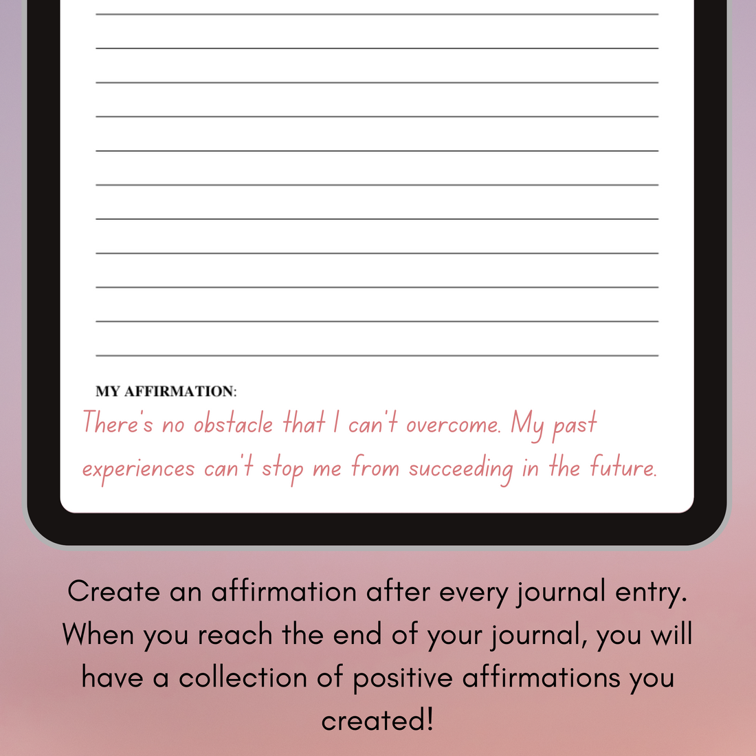 Digital Guided Affirmation Journal – Women Who Inspire