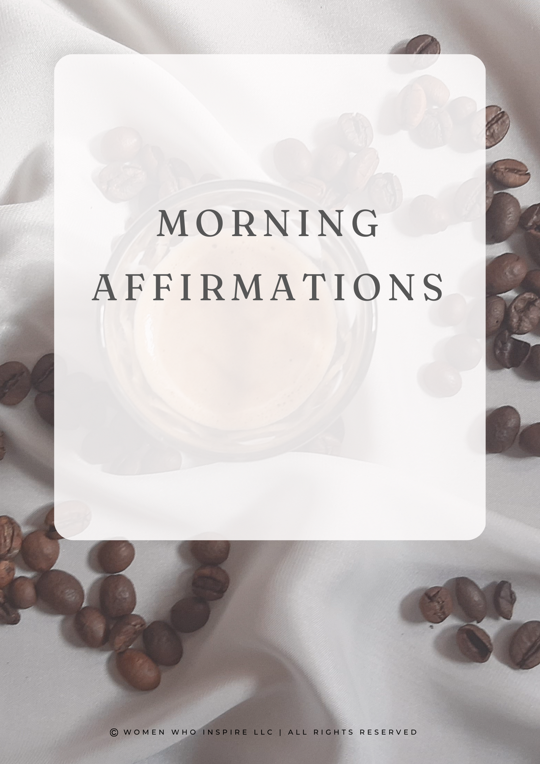 300+ Powerful Positive Affirmations E-book – Women Who Inspire